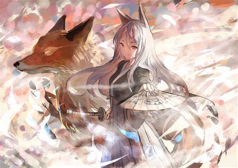 Anime Girl Fox Demon