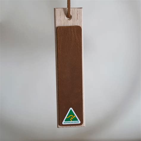 Mini Strop Brown Cow Leather Made In Australia