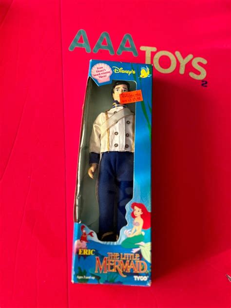 Disneys The Little Mermaid Eric 12 Doll Nib Tyco 1991 Vintage With