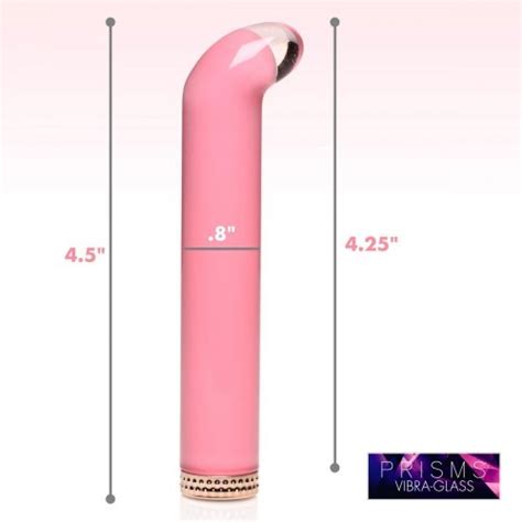 Prisms Vibra Glass Mini G Spot Vibe Pink Sex Toys At Adult Empire