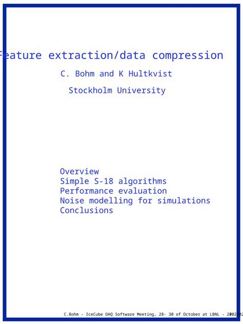Ppt Feature Extractiondata Compression Dokumentips