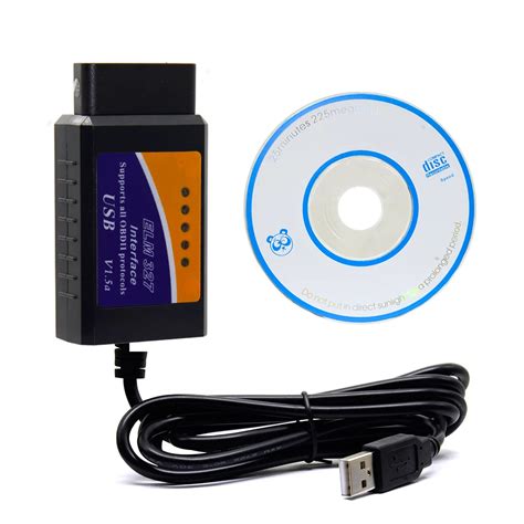 Auto Code Reader Obd Obdii Obd Scanner Elm Usb Car Diagnostic Tool Interface Interface V