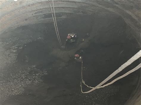 水泥库清库安全业绩水泥库挂壁清理 清理水泥库 江苏蓝港高空工程有限公司