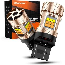 SEALIGHT SLJ2 7443 7440 T20 Amber Yellow LED Turn Signal Blinker Lights