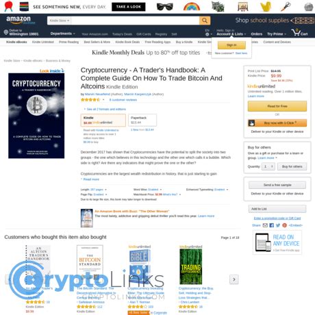 Cryptocurrency A Trader S Handbook A Complete Guide On How To Trade Bitcoin And Altcoins