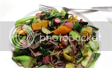 Milk And Mode Fried Soba Noodles With Tons Of Veggies