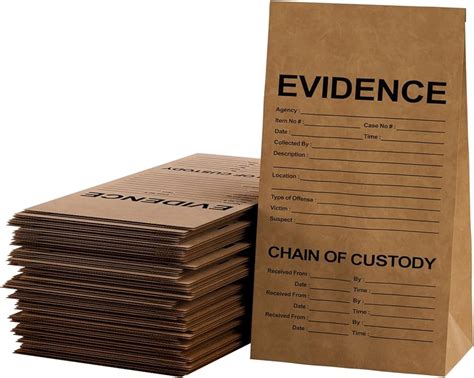 Crime Scene Evidence Bag Crimescene Investigation Keepsafe