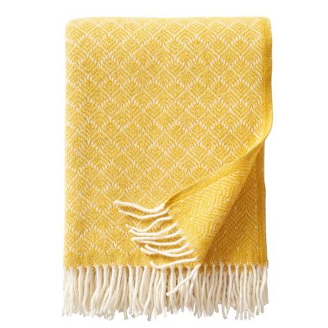 Yellow Wool Throws And Blankets Country Mouse