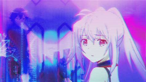 Purple Aesthetic Desktop Anime Wallpapers Wallpaper Cave
