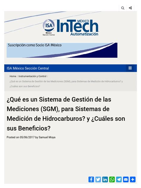 ¿qué Es Un Sistema De Gestión De Las Mediciones Sgm Para Sistemas De