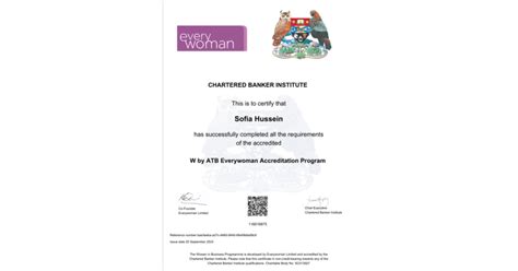 Sofia Hussein On Linkedin W By Atb Everywoman Accreditation Program