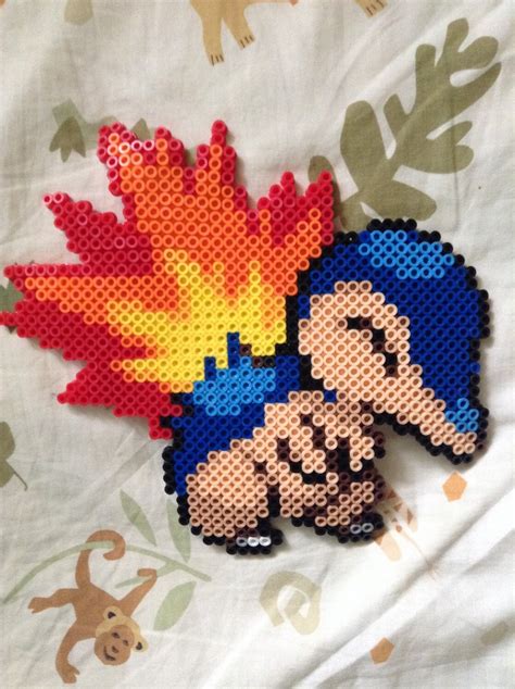Cyndaquil Perler Bead Sprite Etsy
