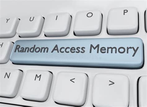 Random Access Memory Concept Stock Illustration Illustration Of