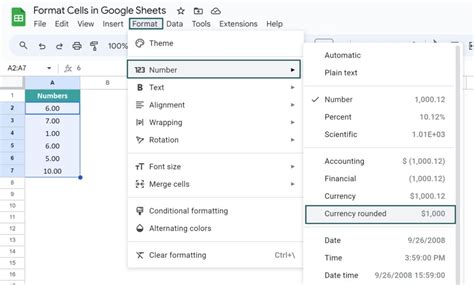 Format Cells In Google Sheets Definition How To Use Examples