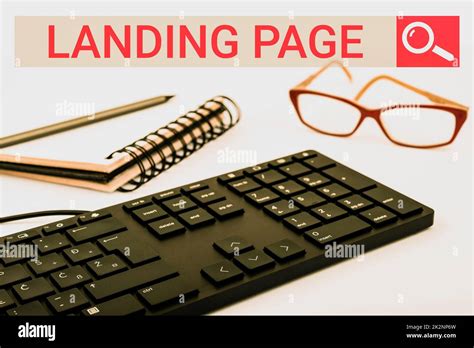 Text Showing Inspiration Landing Page Business Approach Website