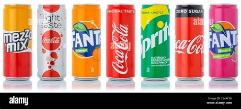 Stuttgart Germany January 11 2021 Coca Cola Coca Cola Fanta Sprite