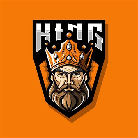 King Esport Logo Vector Illustration 41412336 Vector Art At Vecteezy