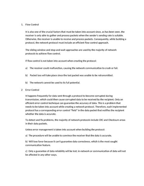 Cs2204ljunit 1 CS 2204 Learning Journal Unit 1 Flow Control It Is Also One Of The Crucial