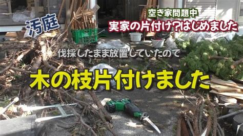 伐採したまま放置していた木の枝を片付けた日の記録【実家の片付け？はじめました】～作業記録日記～ ♯16 Youtube