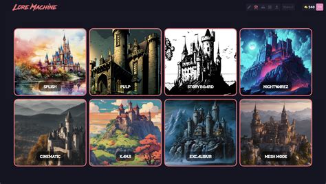 Lore Machine Story Visualization System