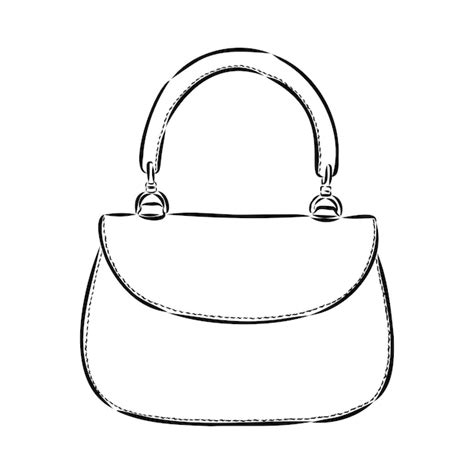 Bocetos De Bolsos Vector Ilustración De Moda Bolsos De Mujer Monederos