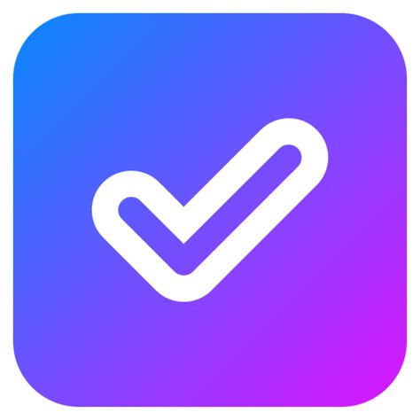 Check Generic Flat Gradient Icon