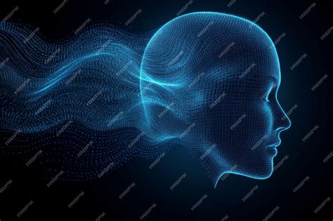 Bioelectricity Cerebral Transmission And Neural Impulse A Human Head