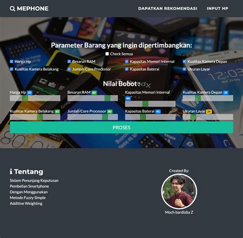 GitHub Bardiz12 Mephone Spk Fuzzy Saw MePhone Sistem Pendukung Keputusan Pemilihan