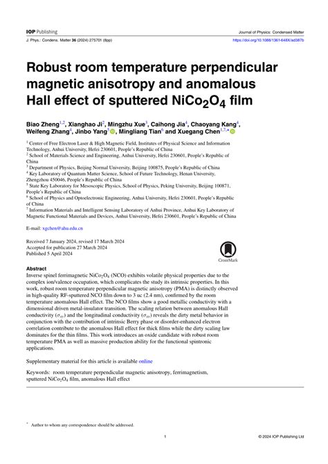 Robust Room Temperature Perpendicular Magnetic Anisotropy And Anomalous