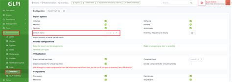 default statut on inventory · issue 13091 · glpi project glpi · github