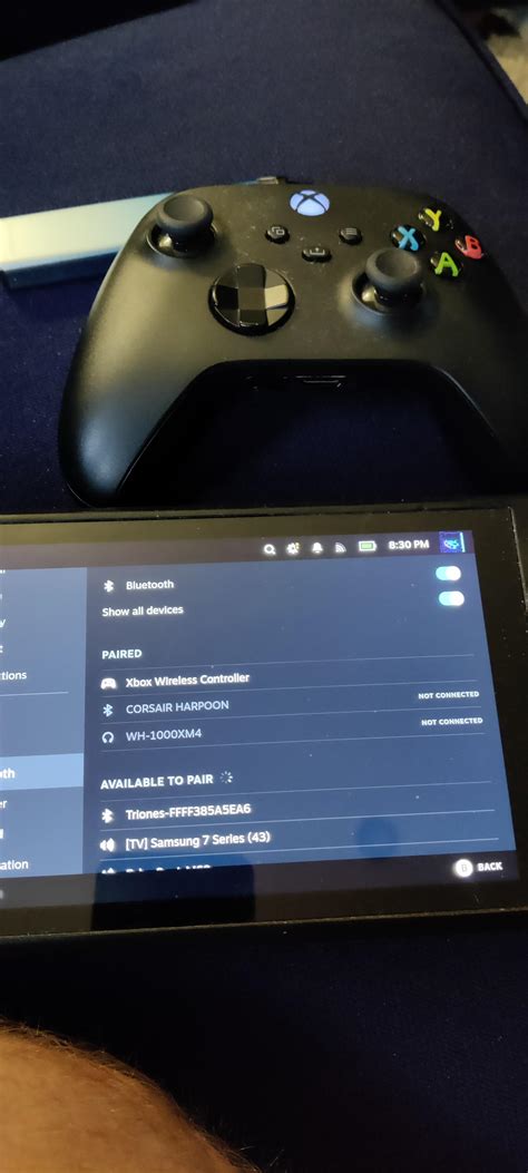 Unable To Use Paired Xbox One X Controller R SteamDeck