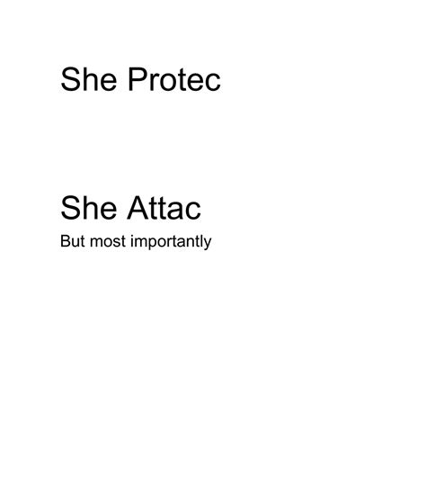 He Protecc Blank Template Imgflip