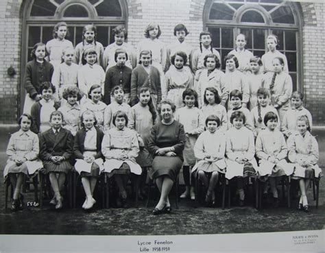 Photo de classe 6ème3 de 1958 Lycée Fénelon Copains d avant