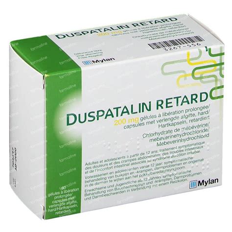 Duspatalin Retard 200mg 60 Capsules Commander Ici En Ligne FARMALINE Be