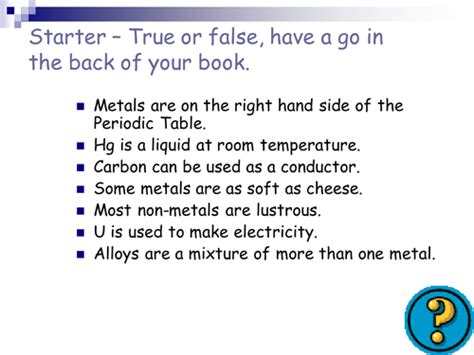 Reactivity Series Teaching Resources