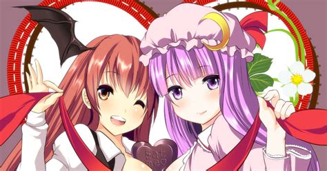 東方 パチュこあバレンタイン´ω`ε` Maki創田ぐみのイラスト Pixiv
