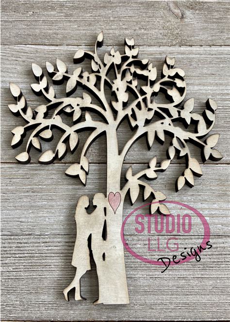 Digital File For Love Tree SVG Instant Download Etsy