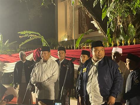 Didukung Samawi Prabowo Saya Tidak Akan Mengecewakan Saudara Saudara