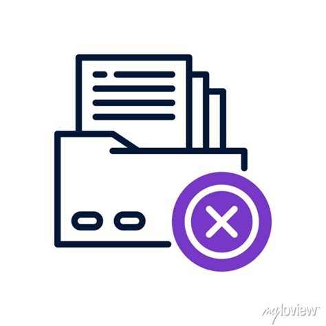 Folder Icon For Your Website Design Logo App Ui Wall Stickers