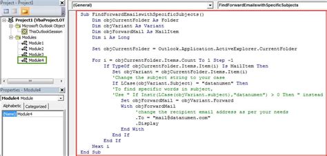 3 Methods To Batch Forward The Emails With A Specific Subject In Outlook