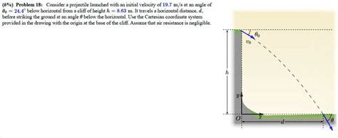 A How Much Time Elapses In Seconds From The Moment The Projectile Is Launched Until It