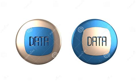 Colorful Data Analysis Icon Isolated On White Background Business Data