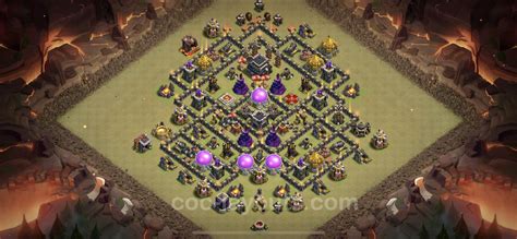 Best War Base Th9 With Link Anti Everything Town Hall Level 9 Cwl