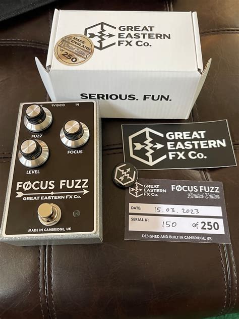 Great Eastern Fx Focus Fuzz Silver Black Reverb Canada