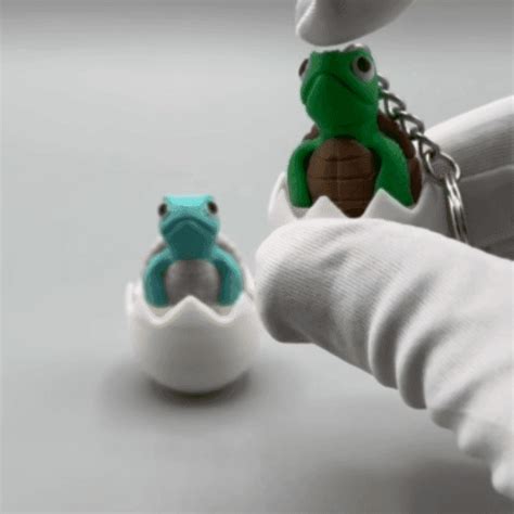 Sea Turtle Hatchling Fidget Clicker Keychain 3d Model By Tactical Kaoz On Thangs