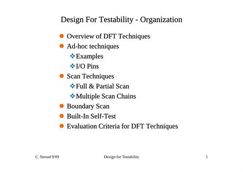 PDF Design For Testability Design For Testability DOKUMEN TIPS