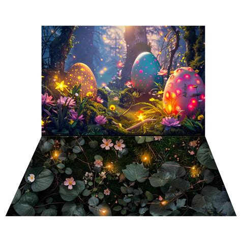 Easter Fantasy Glow Egg Backdropfloral Light Floor Backdrop Lxx2 14