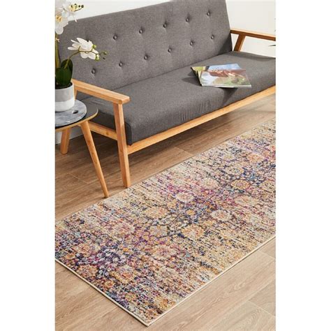 Rug Culture Zolan Transitional Runner Multicoloured