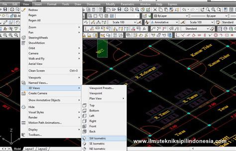 Gambar Desain Grafis Dimensi Gaya Autocad Dimension Gambar 2 Auto Cad