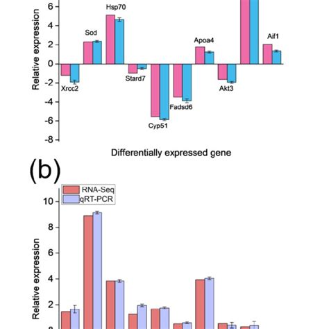 Comparative Analysis Of Rt Qpcr And Rna Seq Results In Hm Group A And